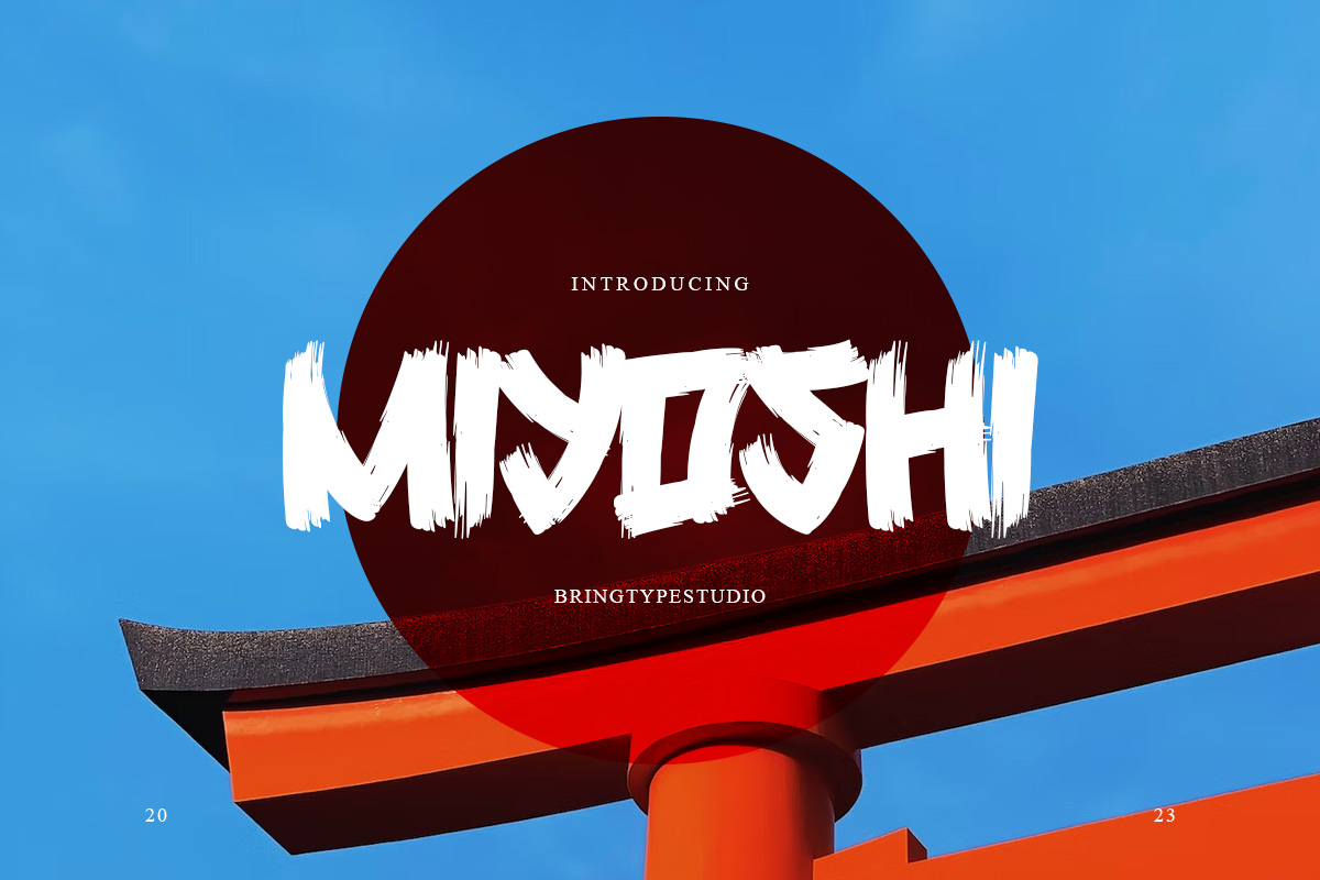 Miyoshi | Japanese Style - Bringtype Studio